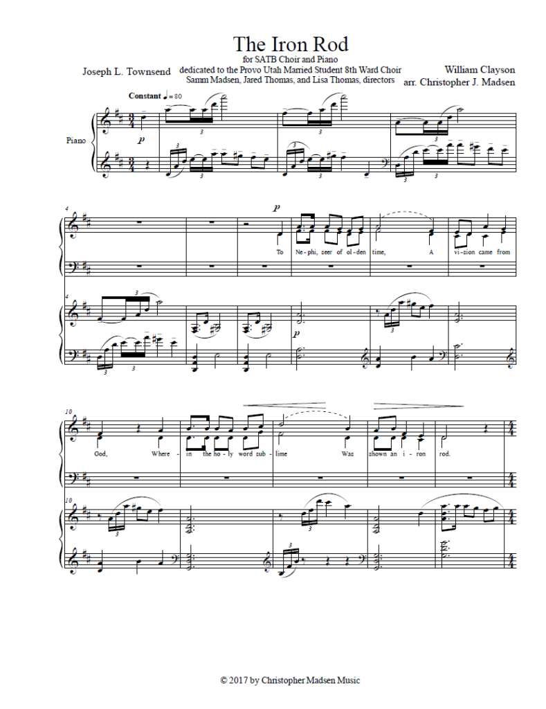 Satb Sacred Cj Madsen