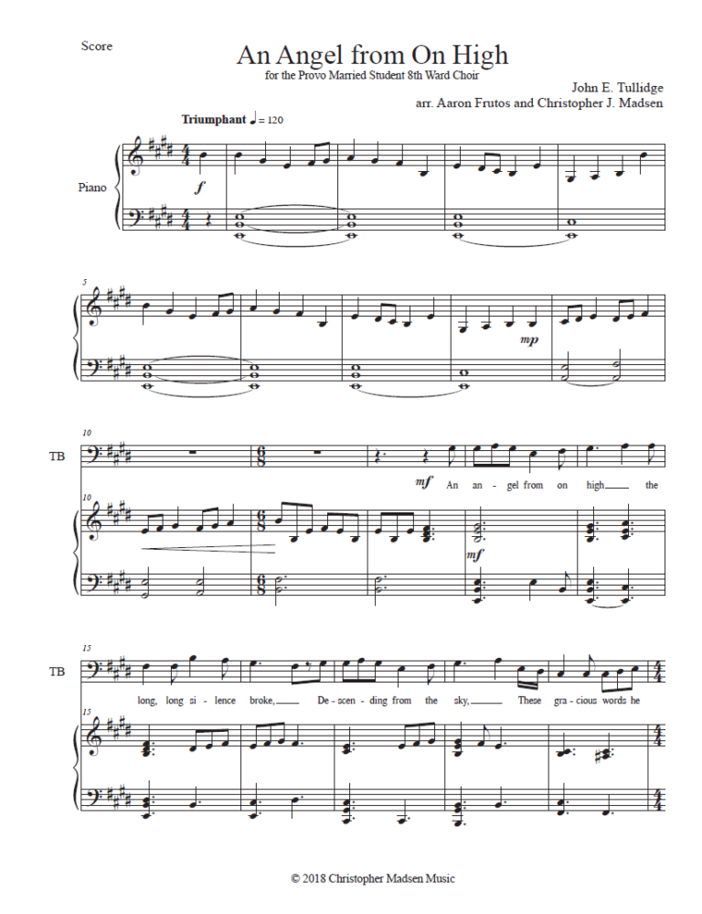Satb Sacred Cj Madsen