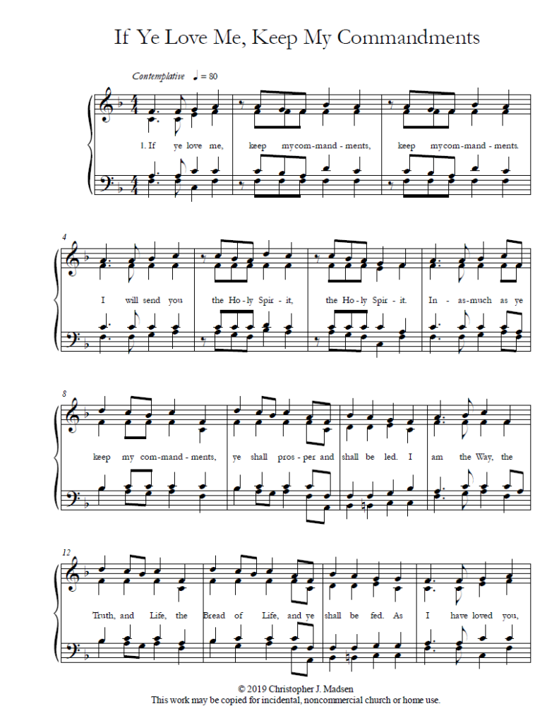 Satb Sacred Cj Madsen
